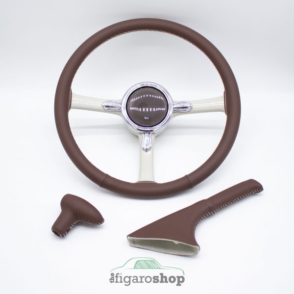 Nissan Figaro Leather Steering Wheel Package - The Figaro Shop (Parts ...